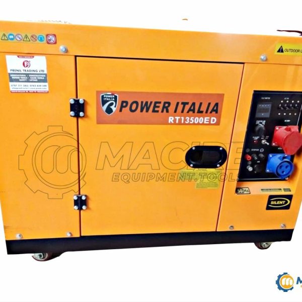 POWER ITALIA 18KVA TR135OCED DIESEL GENERATOR - Double Switch Single ...