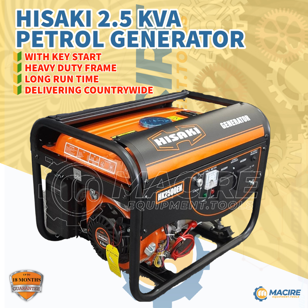 Portable Petrol Generator ProMax 3500A 3.45Kva - MACIRE