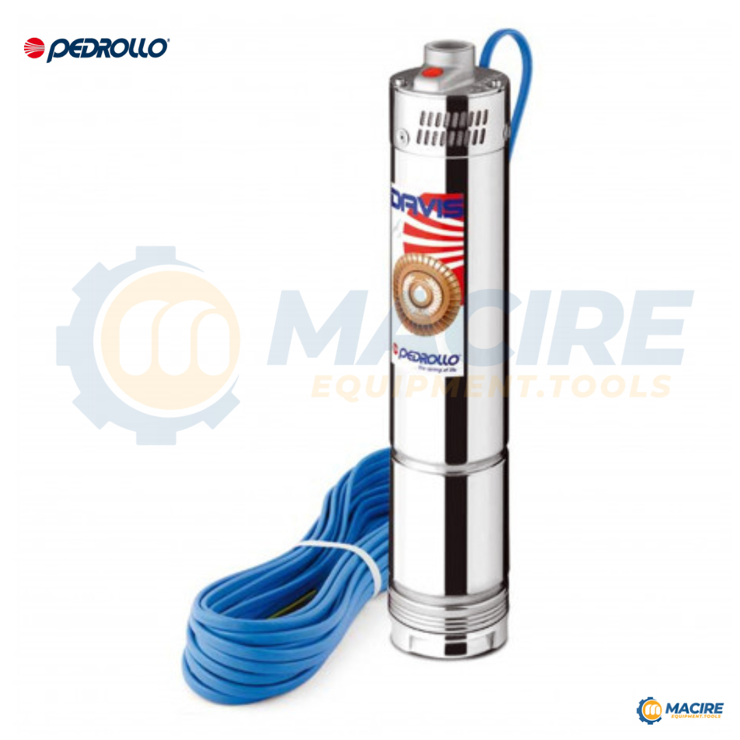 Pedrollo DAVIS 40m Submersible Pump - ( with 40m cable & Float Switch) - MACIRE