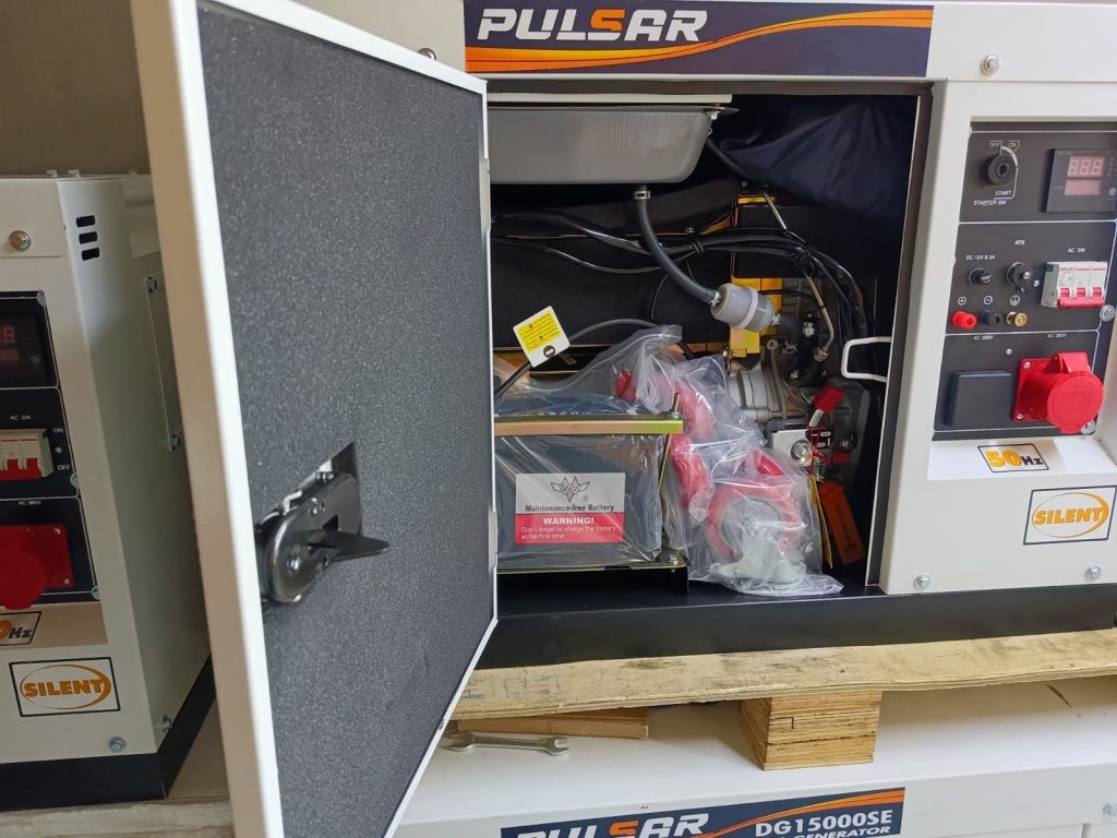 20Kva Pulsar UK Silent Single Phase Diesel Generator - Heavy Duty with ...