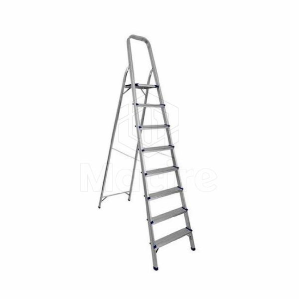 A’ Type 8 Steps Aluminium Ladder - Macire