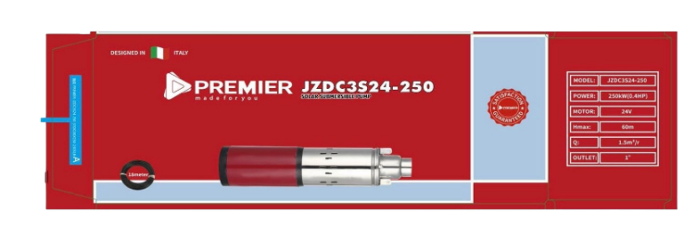 60M Premier DC Solar Submersible Pump – 250W 24V - Macire Macire ...