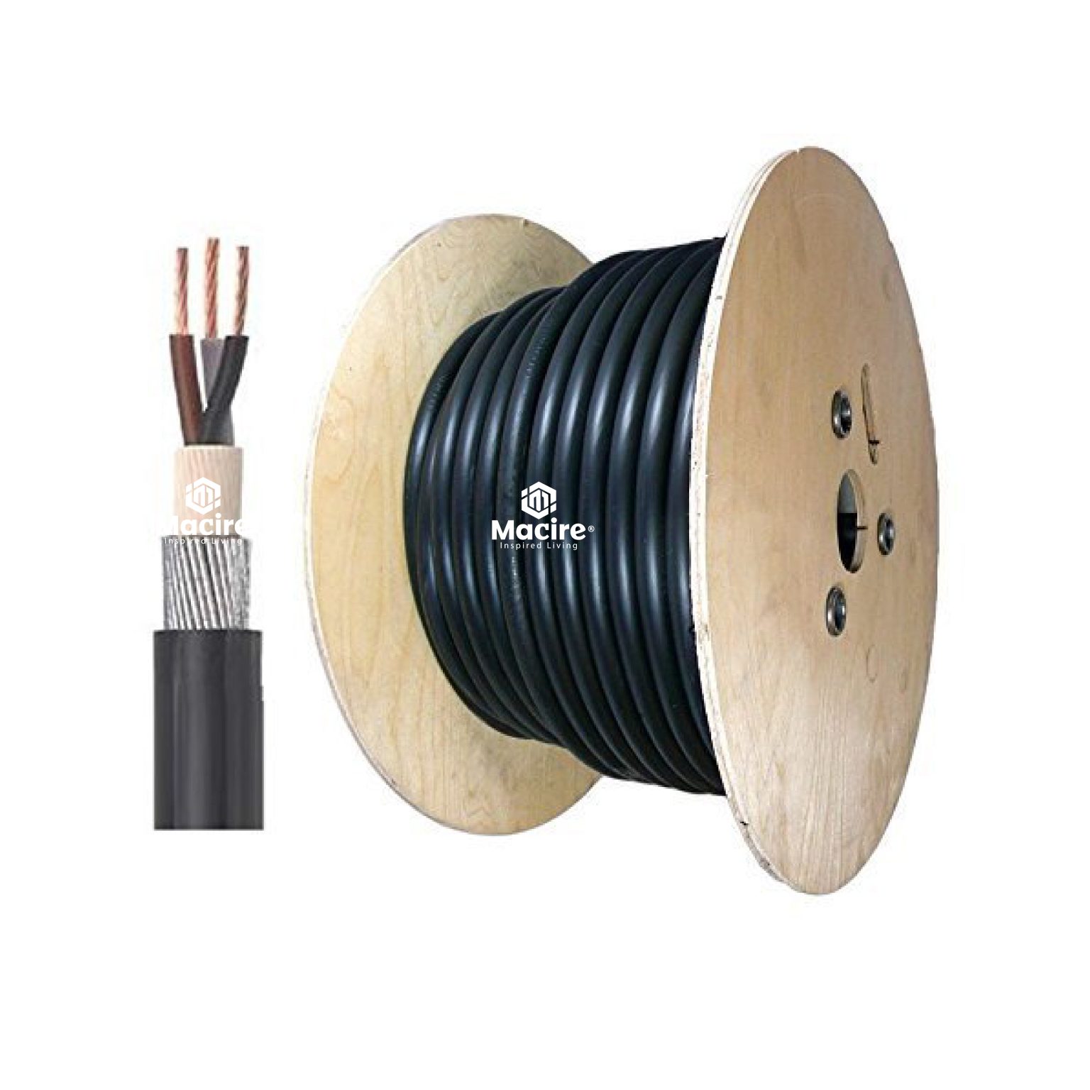 10 mm 3 Core Armoured Cable – West (Per Meter) - Macire Macire – Power ...